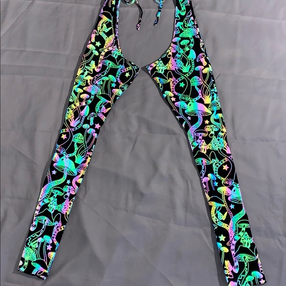 cleopatraslure.com | Pants & Jumpsuits | Rainbow Reflective Mushroom ...